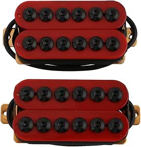 Amazon.com: LYWSMSK Electric Guitar Humbucker Pickups Neck & Bridge ...