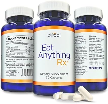 Amazon.com: Intoleran Fructase Digestive Enzymes - 36 Capsules ...