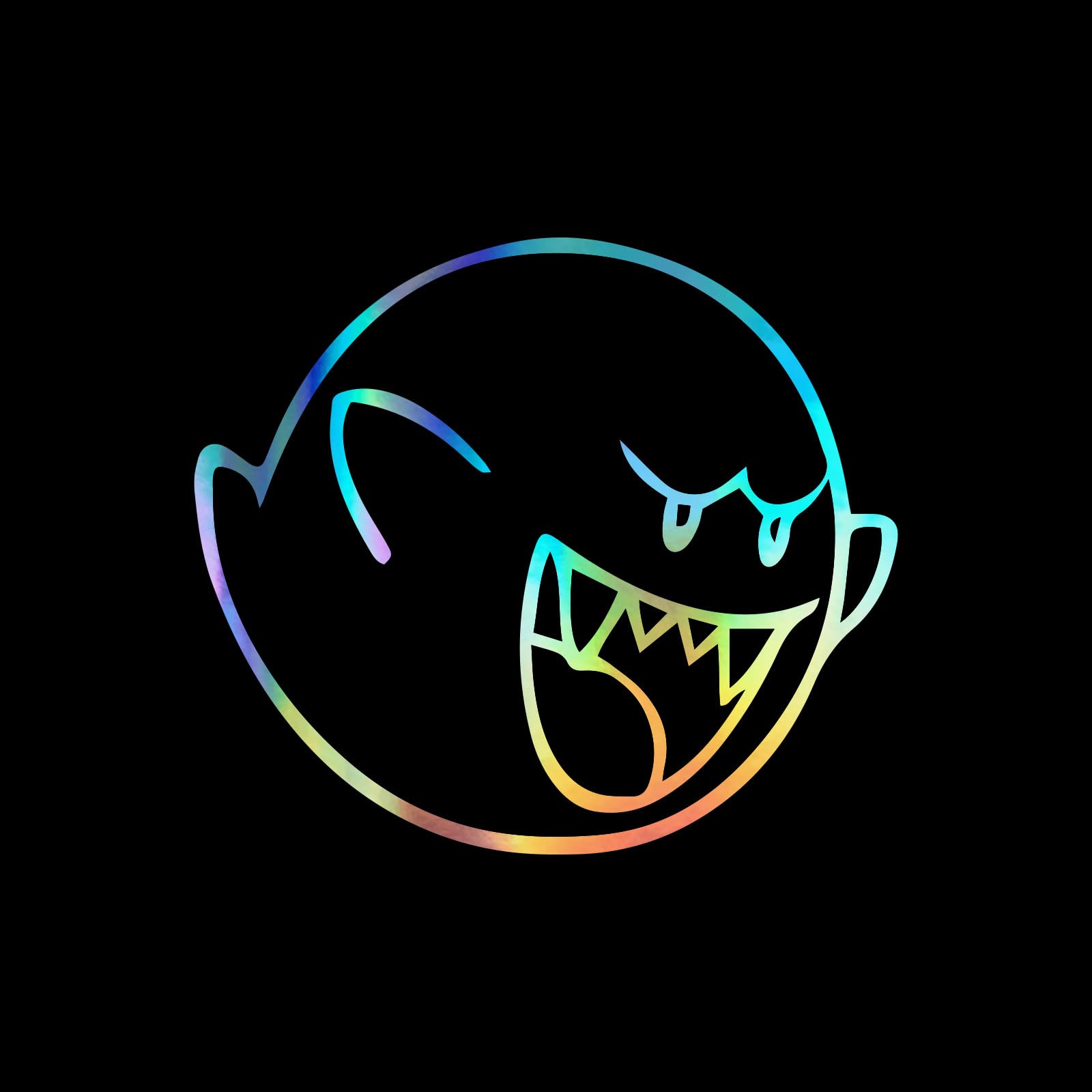 Amazon.com - Mario Character Cartoon Boo Car Window Vinyl Decal Sticker ...