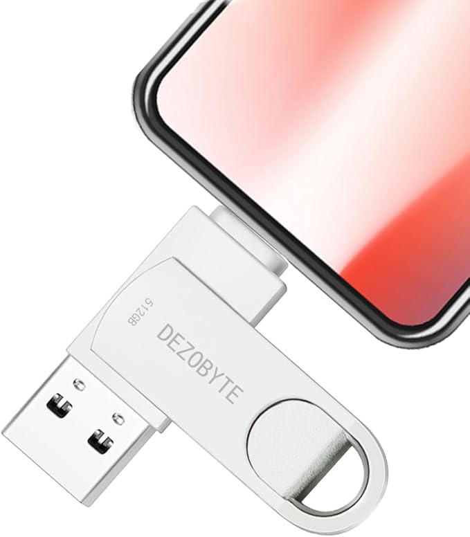 Amazon.com: DEZOBYTE 512GB Flash Drive Phone Photo Stick Thumb Drive ...