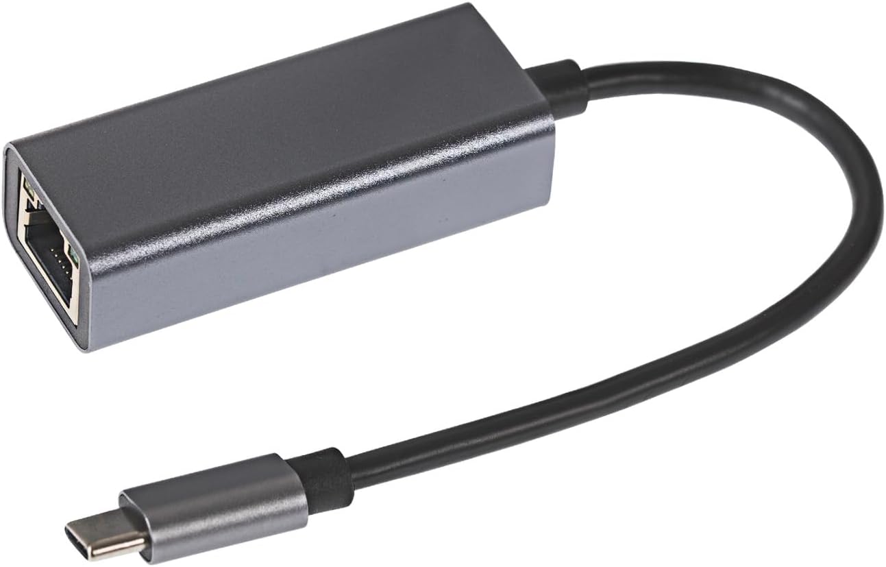 Nikkai Aluminium USB-C to RJ45 Gigabit Ethernet Network LAN Adapter for ...