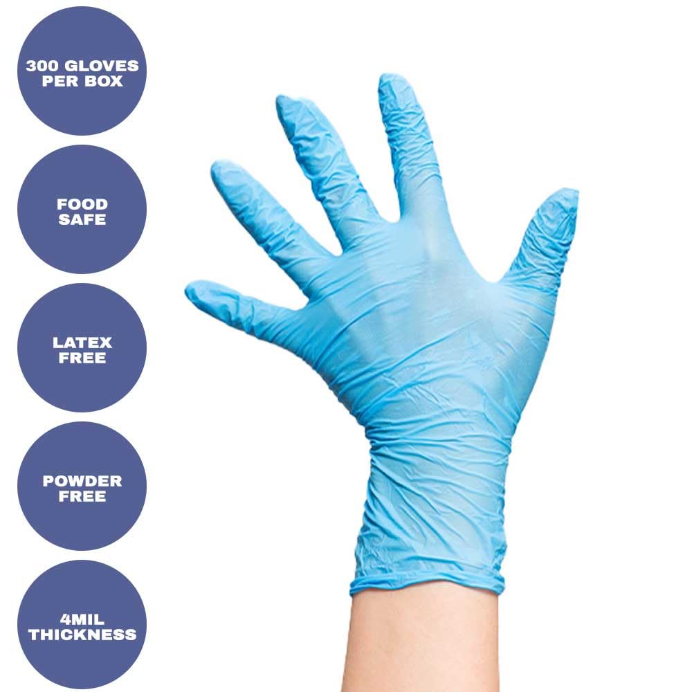 Snapklik.com : SUNLINE Nitrile Gloves Disposable Latex Free - Puncture ...