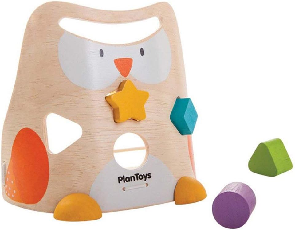 Amazon.com: Plan Toys Owl Shape Sorter : Toys & Games