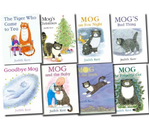 Mog the Cat Collection Judith Kerr 8 Books Set (MOG'S CHIRSTMAS, MOG ...