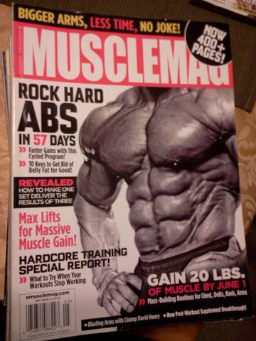 Musclemag International Magazine MAY 2009, MAX LIST FOR MASSIVE GAIN ...