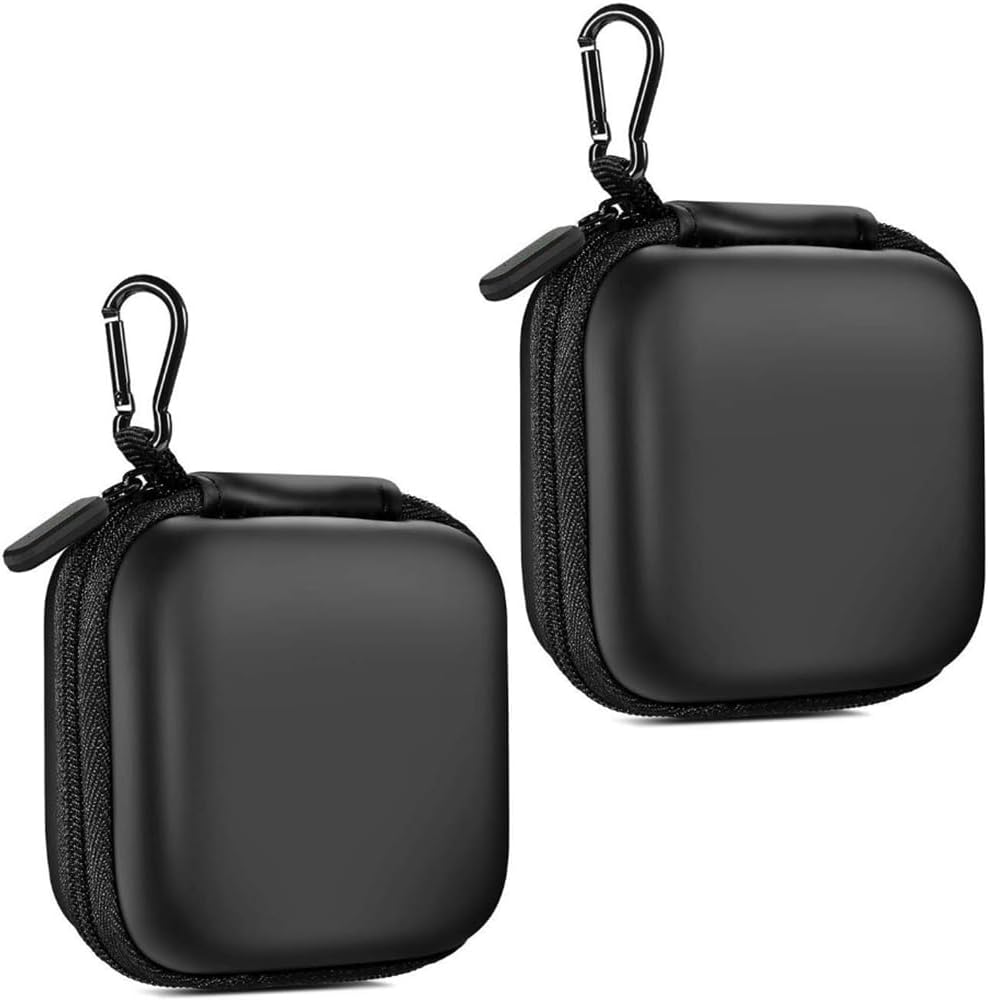 2 Pack Portable Earphone Case Earphone Bluetooth Headset Small Storage ...