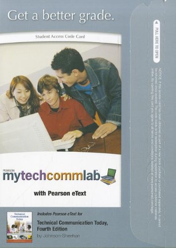 MyLab Tech Comm with Pearson eText - Standalone Access Card - for ...