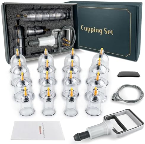 Amazon.com: DEFUNX Cupping Set 16 Cups - Cupping Kit for Massage ...