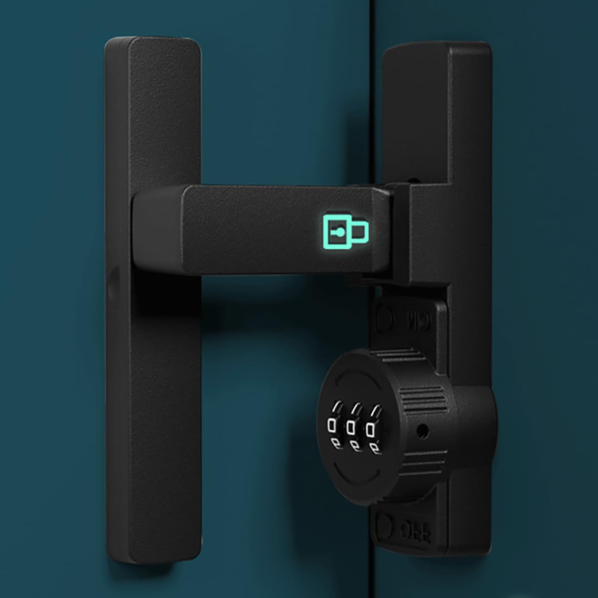 Snapklik.com : Password Sliding Door Lock, 90 Degree Flip Combination ...