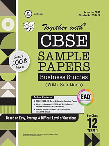 Together with CBSE Sample Papers ( EAD ) Business Studies Term I for ...