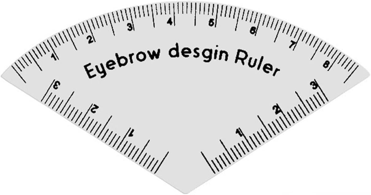 2pcs Fast Drawing Eyebrow Design Ruler Microblading Mapping Tool ...