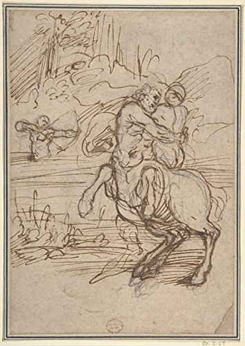 Buy Anonymous – Hercules Nessus the Centaur and Deianeira; part of a ...