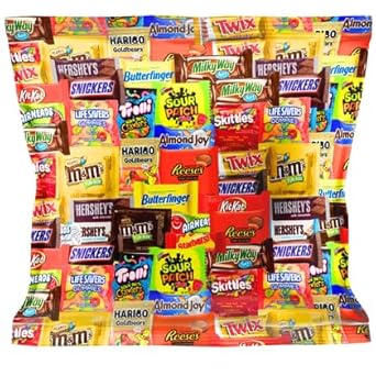Amazon.com: Variety Pack of Fun Size Chocolate Candy - Individually ...