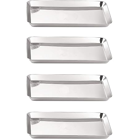 JAYCO Stainless Steel Serving Trays Rectangle Premium Dining Table ...
