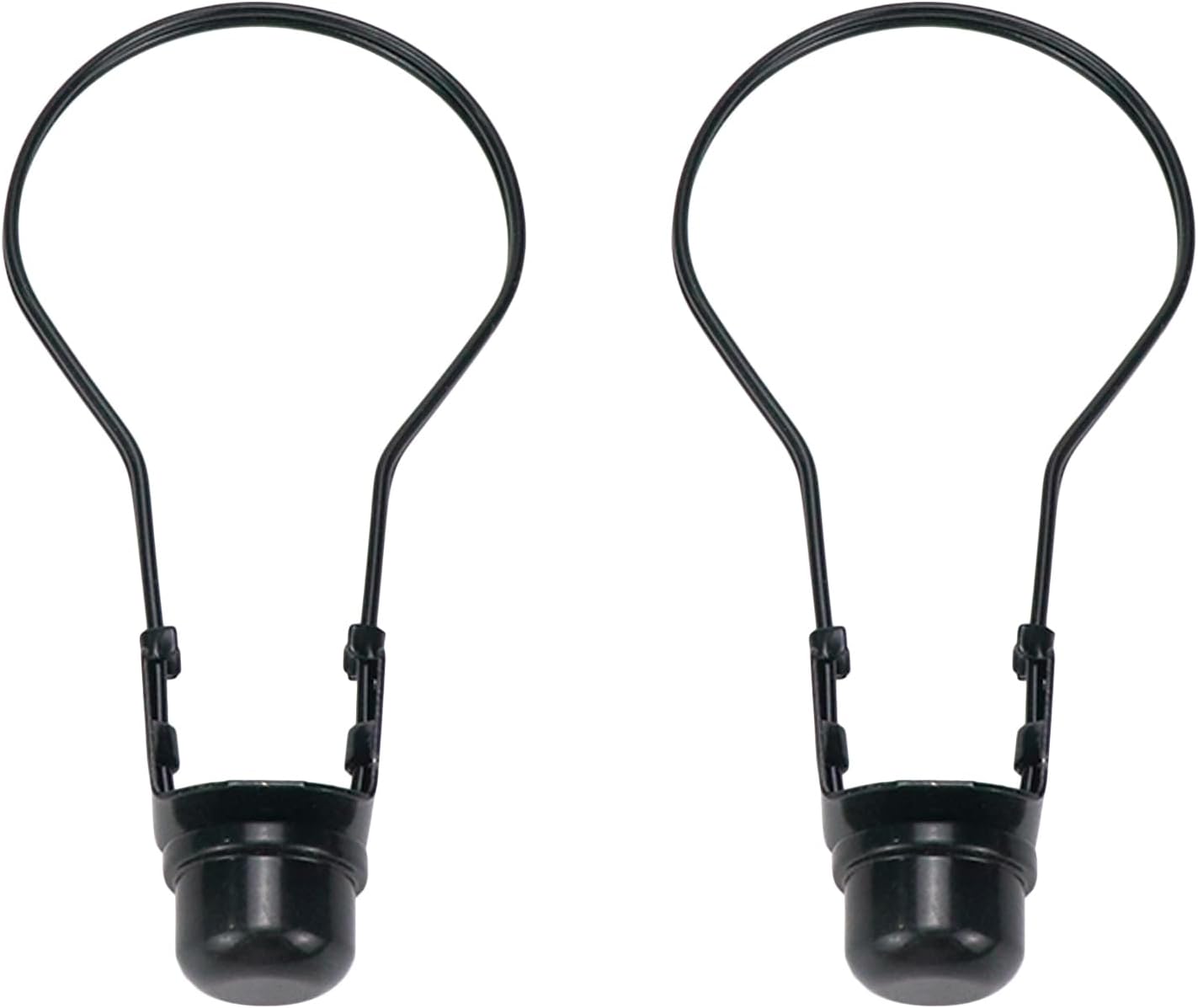 LC LICTOP Black Lamp Shade Light Bulb Clip Adapter 105mm 2pcs - Amazon.com