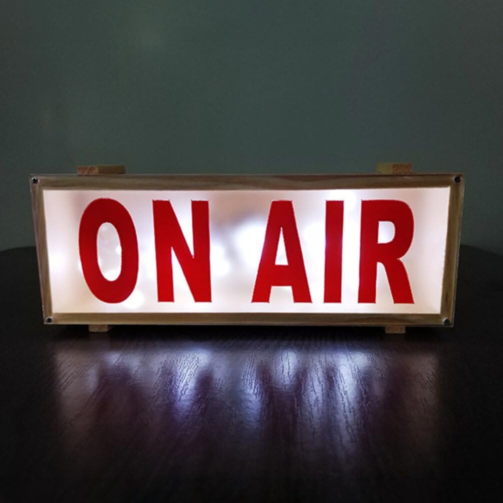 Uonlytech Letter Sign On Air Sign On Air LED Sign Battery LED Warning ...