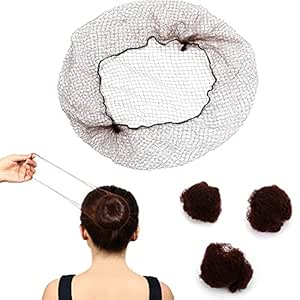 Hair Nets Invisible Hairnets for Bun Elastic Edge Mesh Hair Net Ballet ...