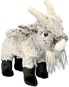 Amazon.com: Plush Gear Bill E Goat Stuffed Animal, Billy Goat Cuddly ...