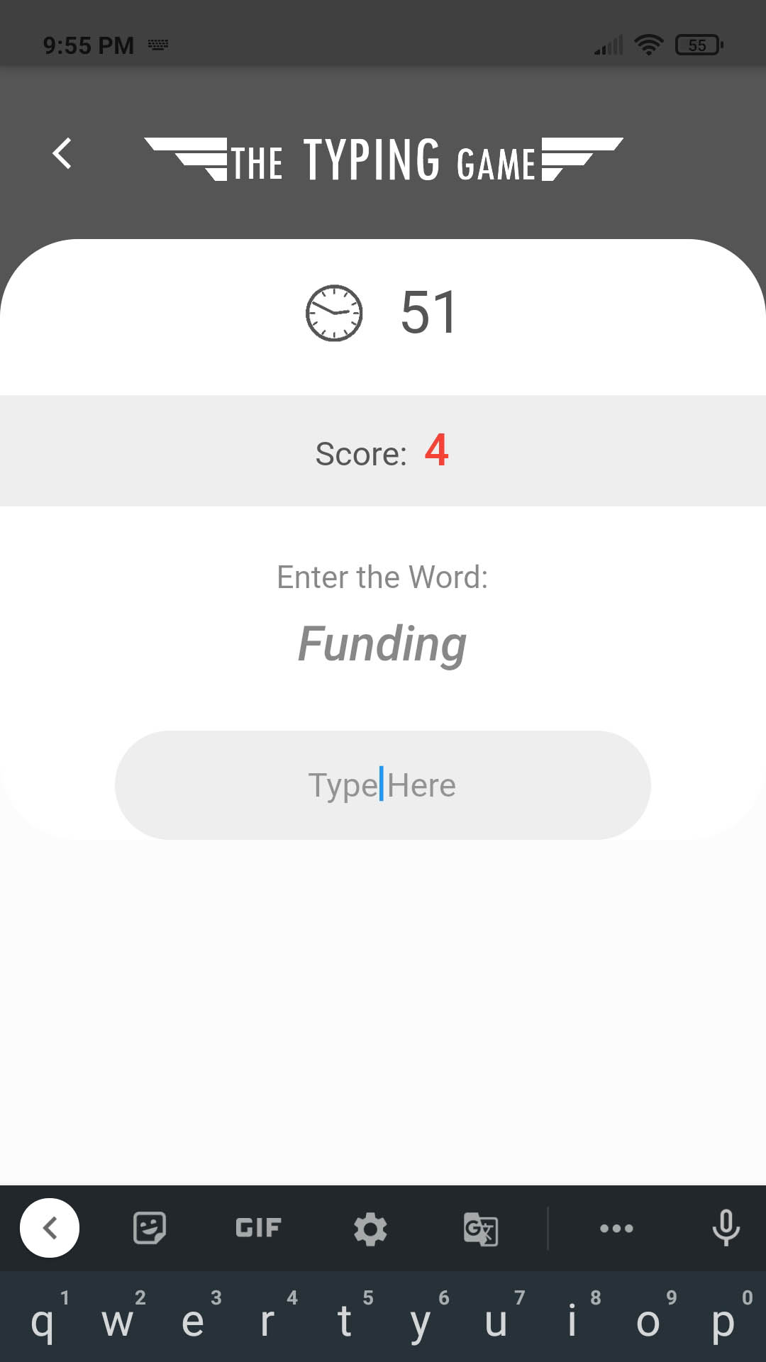The Typing Game - App on the Amazon Appstore