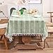 Amazon.com: Hittun Table Cloth Square Table,Rustic Farmhouse Tablecloth ...