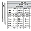 OGH-55 25mm x 450mm SSS-Ozone H Handle - Glass Door Handle : Amazon.in ...