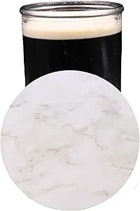 Amazon.com: InStockLabels.com Marble Design Coasters, Disposable ...