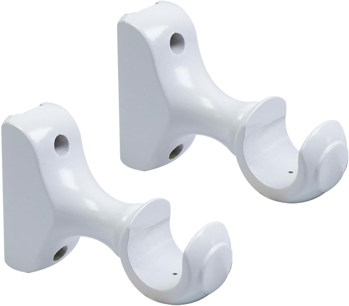 Amazon.com: Kirsch Standard Wood Bracket Short:White : Tools & Home ...