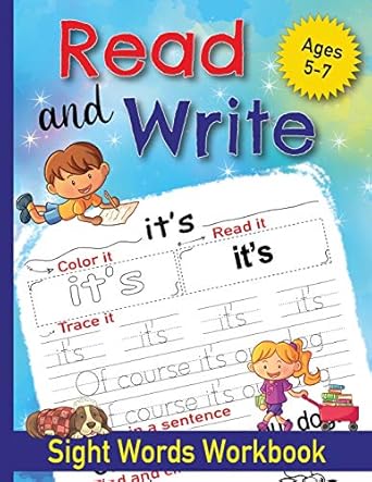 Read and Write Sight Words Workbook: 100 Sight Words and Phonics ...
