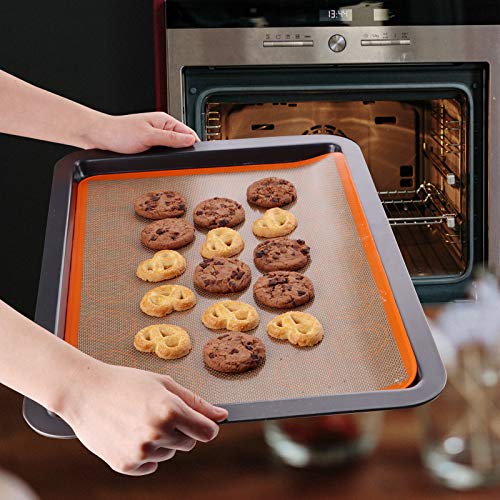 Snapklik.com : Tevokon Nonstick Silicone Baking Mat Set Of 3 Food Grade ...