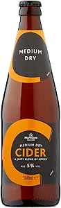 Morrisons Medium Dry Cider Bottle, 568ml : Amazon.co.uk: Grocery