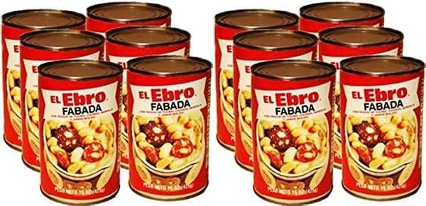 Amazon.com : Ebro Foods El Fabada White Beans. Delicious Ready To Eat ...