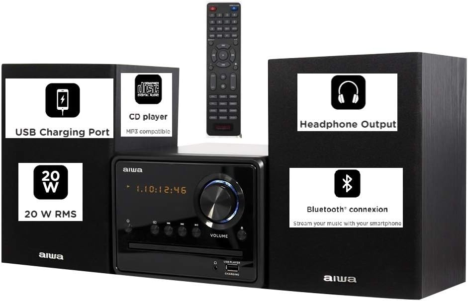 Steepletone Capitol Music Stack System, CD Burner. CD RECORDING 6-in-1 ...