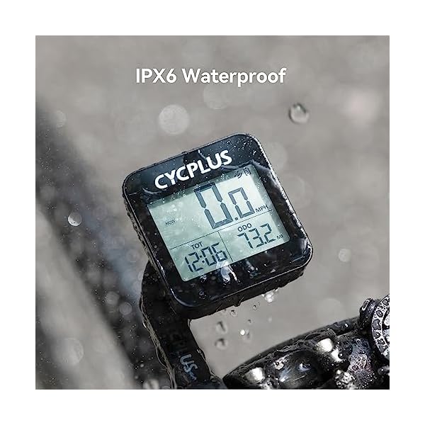 CYCPLUS GPS Bike Computer, Wireless Cycling Computer with Automatic ...