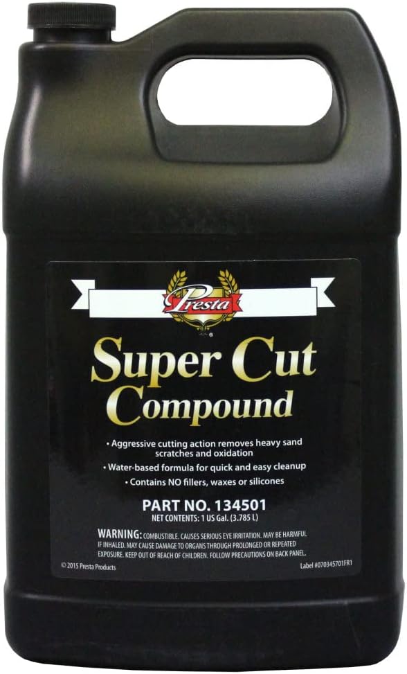 Amazon.com: Presta PACE Heavy Cut Compound - Car Paint Correcting and ...
