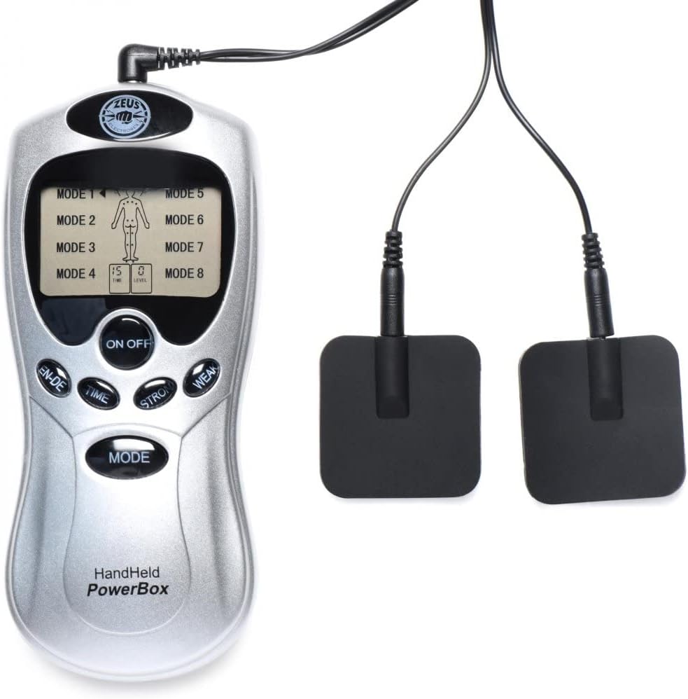 Amazon.com: Zeus Handheld 8 Mode E-STIM Unit with Silicone Pads : Cell ...