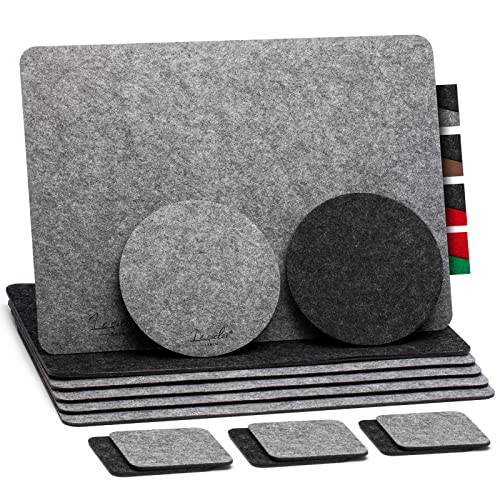 Erstaunlich Platzset Filz Grau Bild