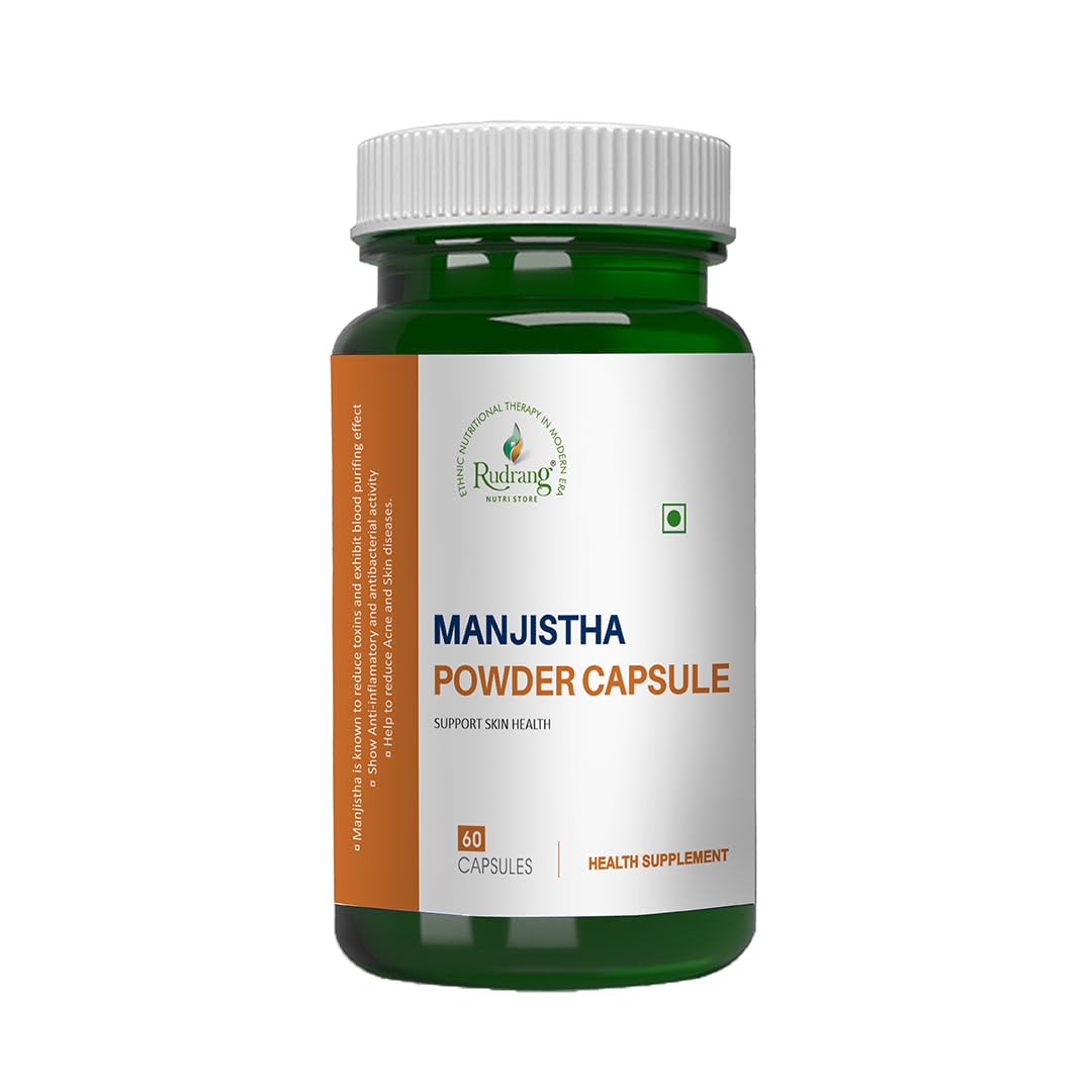 Buy Manjistha Veg Capsules | Herbal Blood Purifier and Skin Health ...