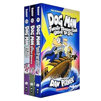 Dog Man Series 11-13 Collection 3 Books Set By Dav Pilkey (Twenty ...