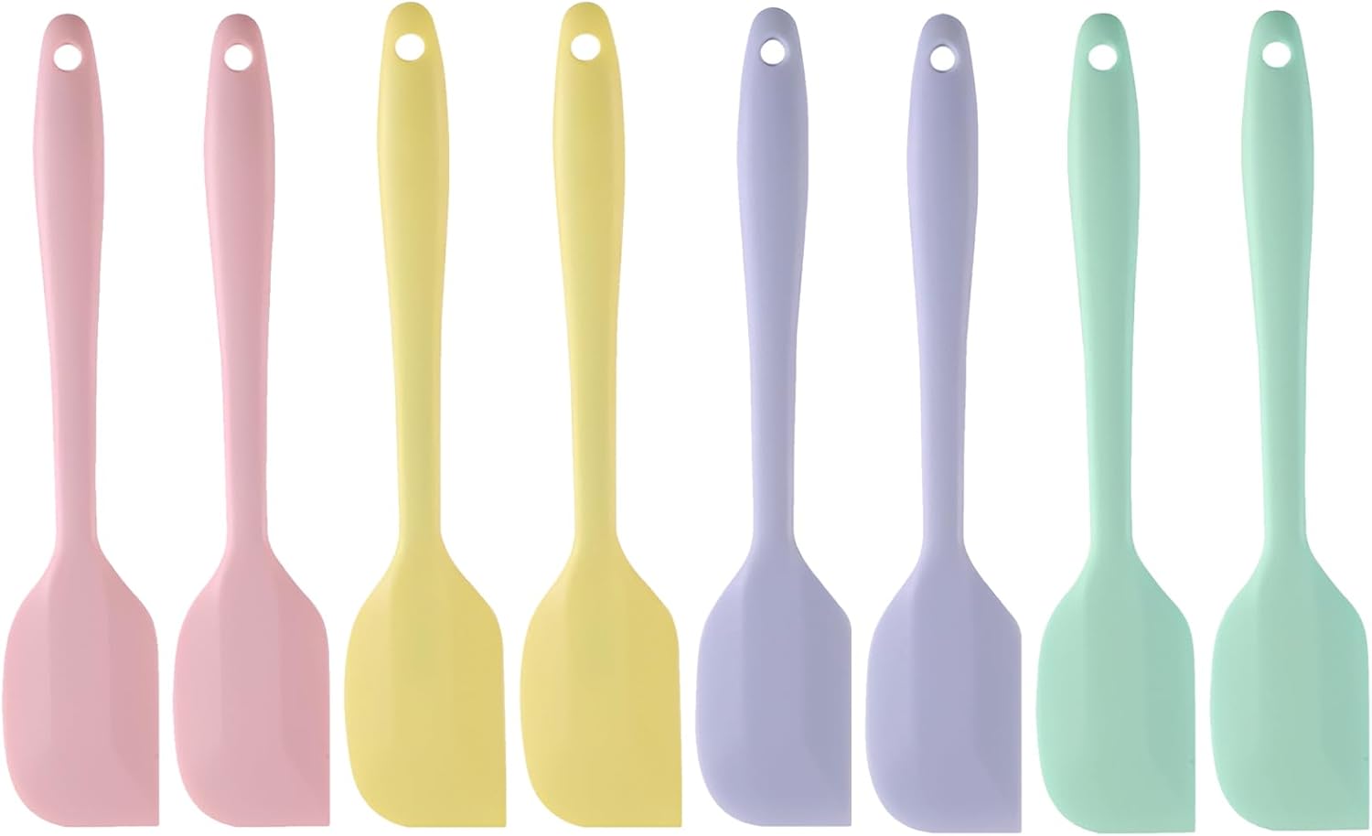 Amazon.com: Gripebao 8 Pack Mini Silicone Spatula Set, 8.3 Inch Small ...