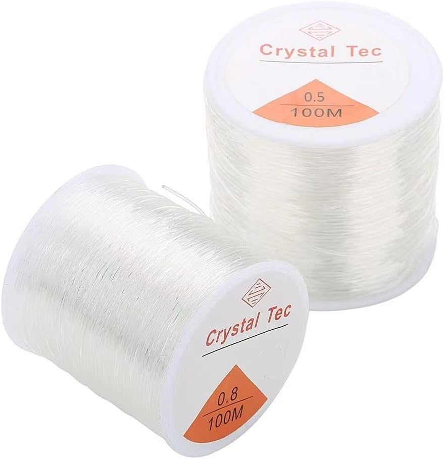 Elastic Cord Beading Threads Stretch String Fabric Crafting Cords for ...