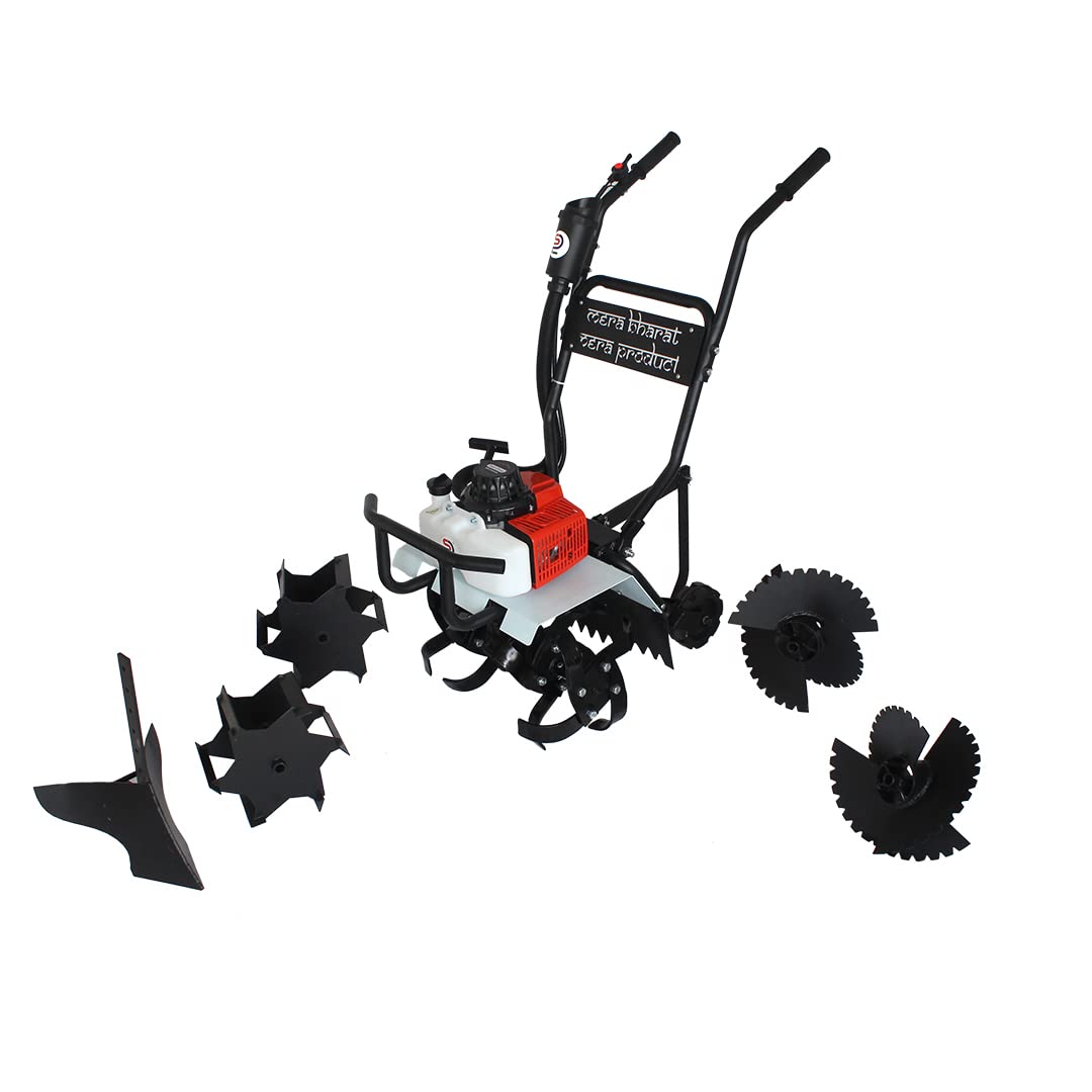 SOILCART Made in India - Multi-Attachment | Multi-Purpose Mini Tiller ...