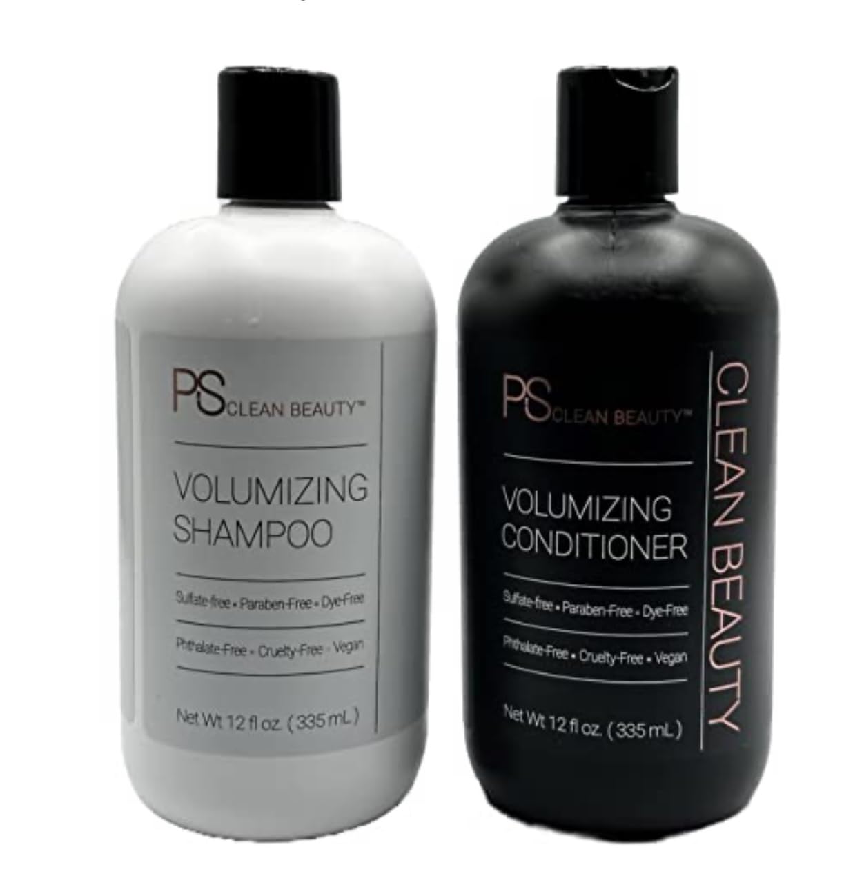 Amazon.com : PS Clean Beauty Volumizing Shampoo & Conditioner set Two ...