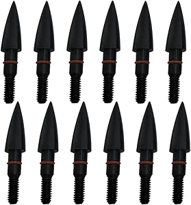 Amazon.com : 100/125/150/200 Grains Archery Field Points Practice Field ...