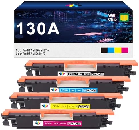 Amazon.com: 130A Toner Cartridges CF350A Compatible for HP 130A Toner ...