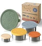 Amazon.com: Everusely Stainless Steel Containers with Lids, Leakproof ...