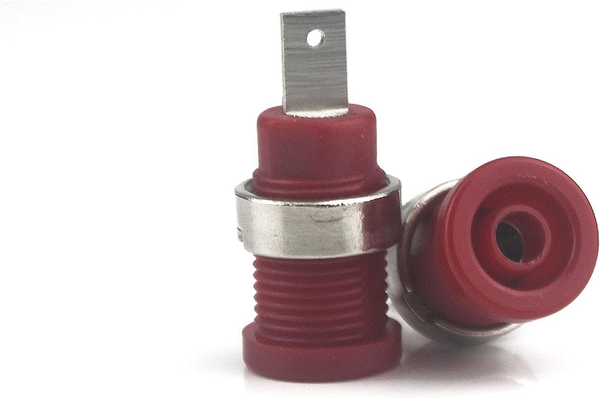 Mixed Colour Banana Socket Panel Mount 4mm for Panel Mounting Test ...