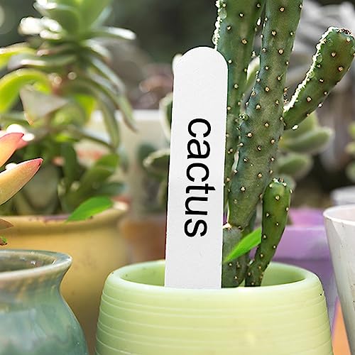 Plant Labels for Outdoor Plants,300 Pcs White Plastic Garden Plant ...