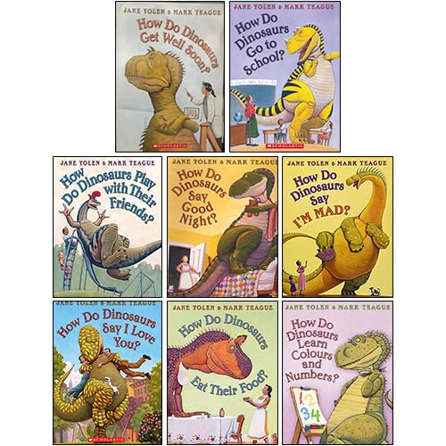 How Do Dinosaurs 8 Books Collection Set By Jane Yolen(Say Good Night ...
