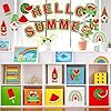 Amazon.com: JarThenaAMCS Hello Summer Bulletin Board Set Watermelon ...