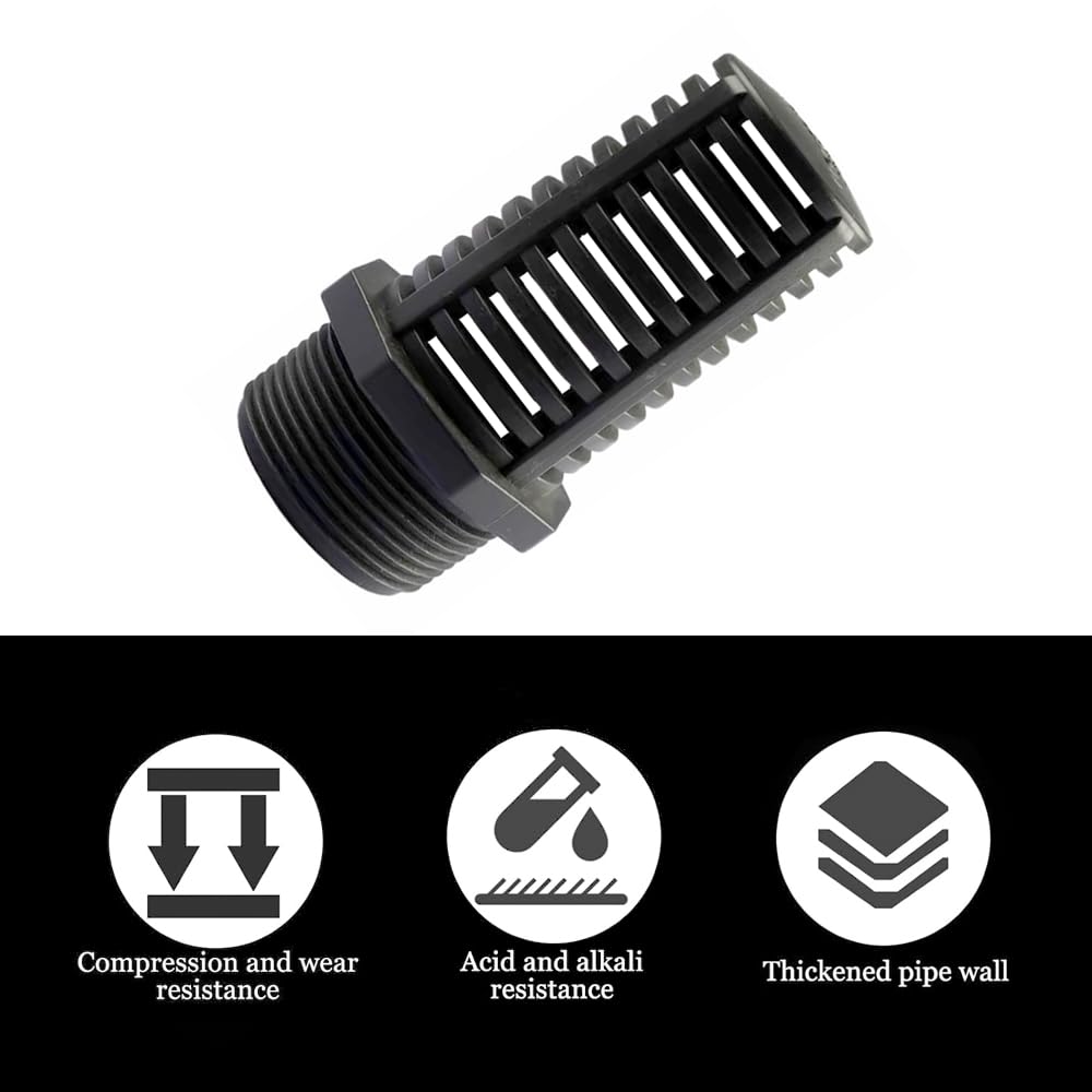 Snapklik.com : 1.5" Threaded Suction/Overflow Strainer, Standard Thread ...
